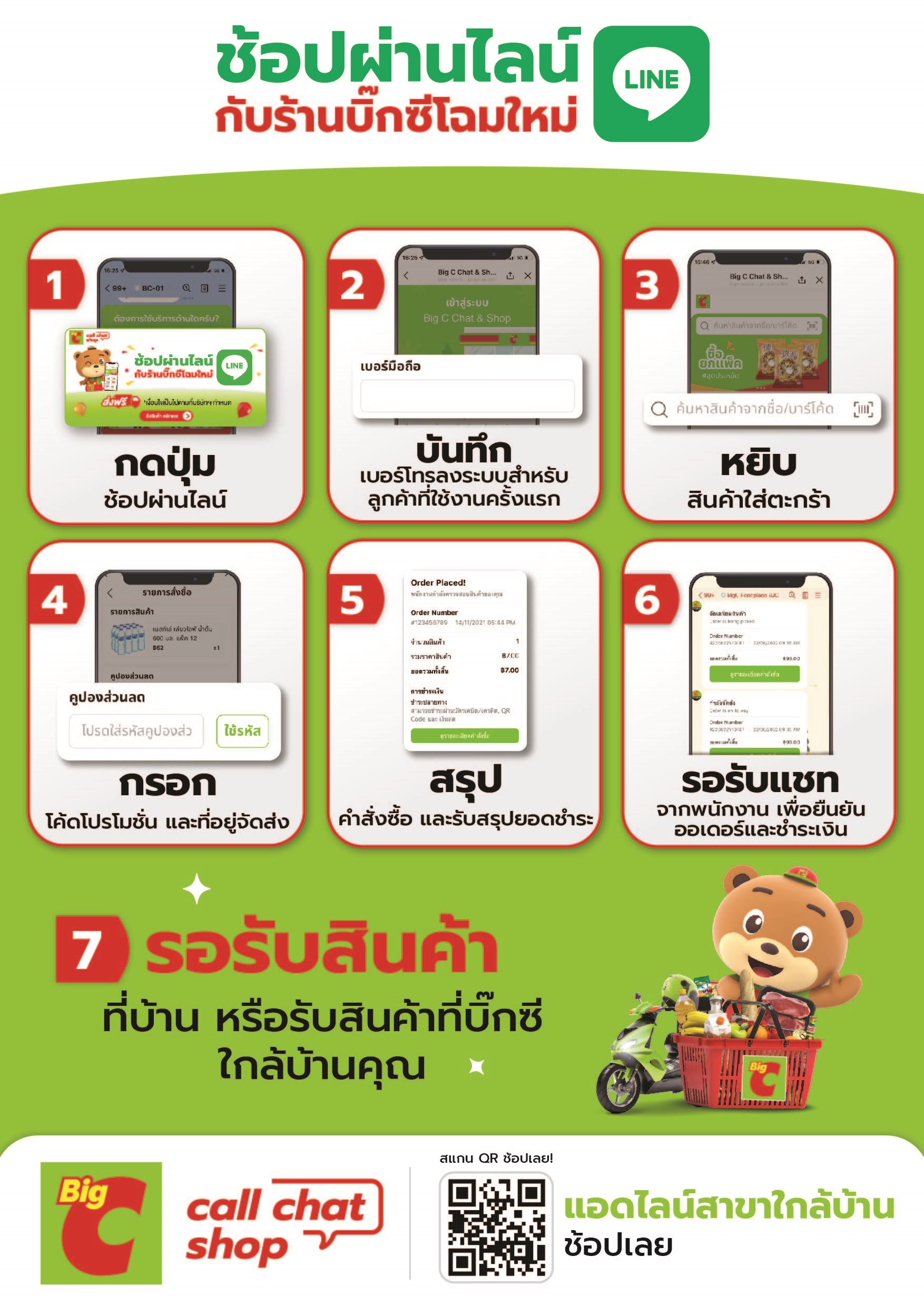 บิ๊กซี เปิดประสบการณ์ช้อปรูปแบบใหม่ กับช่องทาง Call Chat Shop “ช้อปผ่าน ...