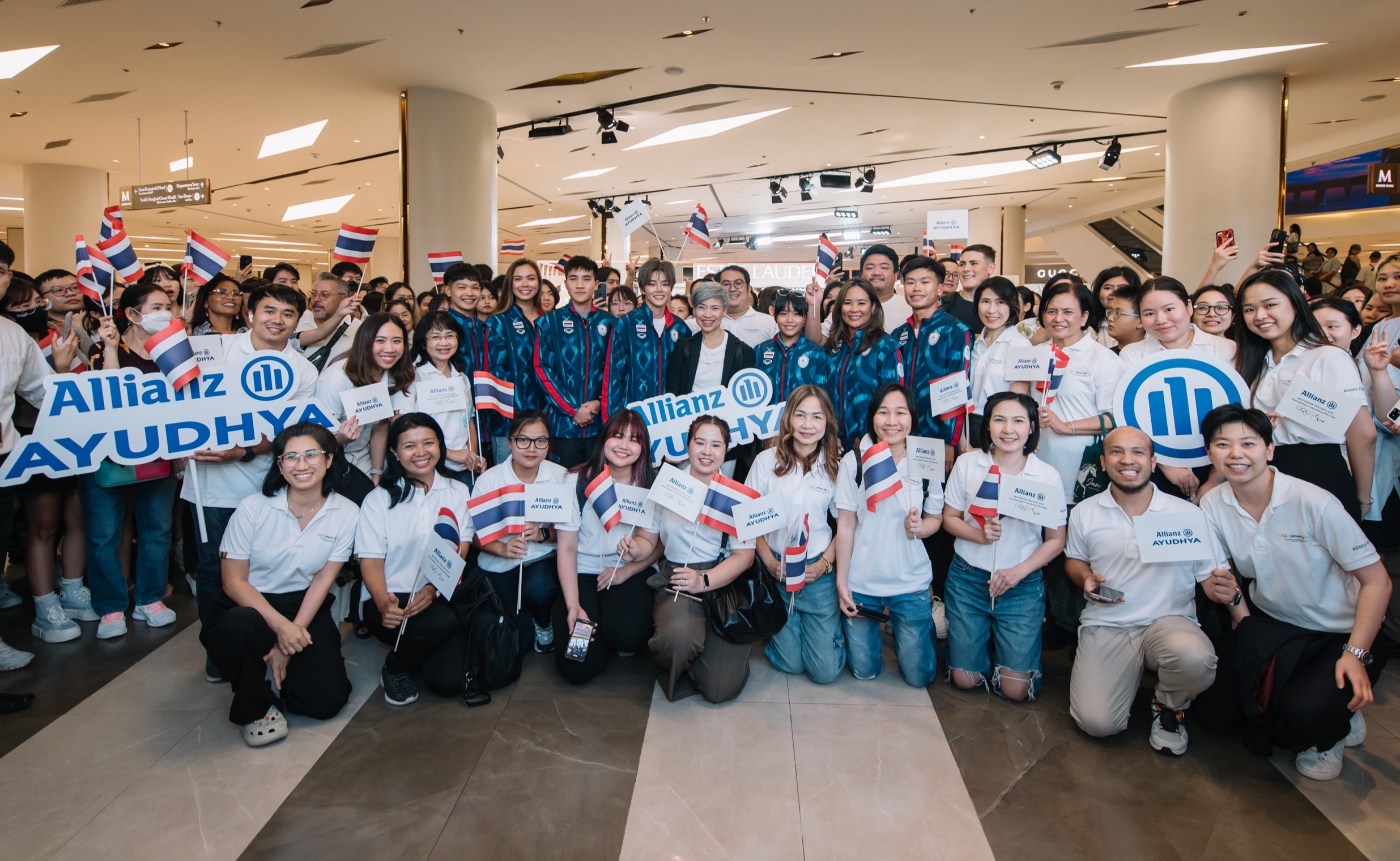 อลิอันซ์ อยุธยา ร่วมต้อนรับทัพนักกีฬาโอลิมปิกทีมชาติไทย หลังคว้าชัยสร้างความสุขให้คนไทย ...